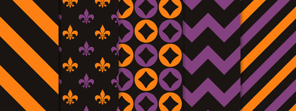 Textured Black, Purple, and Orange Digital Paper Pack