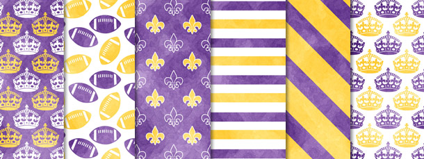 Textured Purple and Gold Digital Paper Pack – Part 2