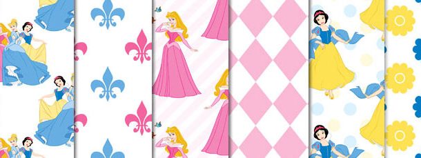 10 Disney Princesses Digital Papers Collection
