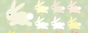 100 Colors Bunny Rabbit Clipart Collection