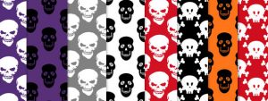 14 Skull Digital Papers Collection