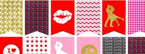 31 Valentine’s Day Bunting Banner Clipart Collection