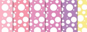 98 Colors Bubbly Polka Dots Digital Papers Collection