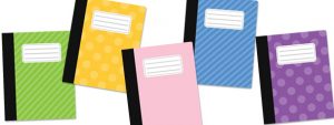 School Notebooks Clipart Pack