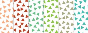 White Background Triangle Confetti Digital Paper Pack